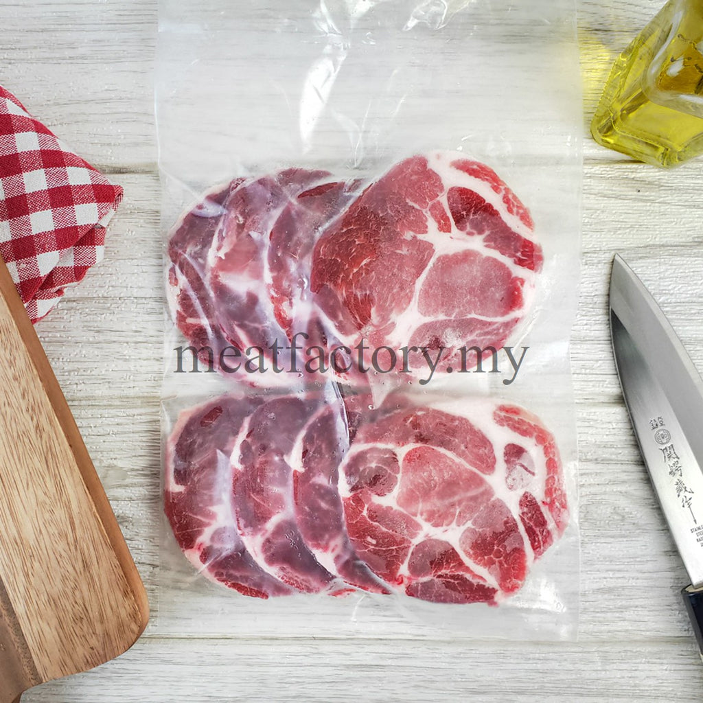 F11 - Pork Collar Steak 梅花肉扒 (500g+/-) – MeatFactory - Fresh & Fine ...